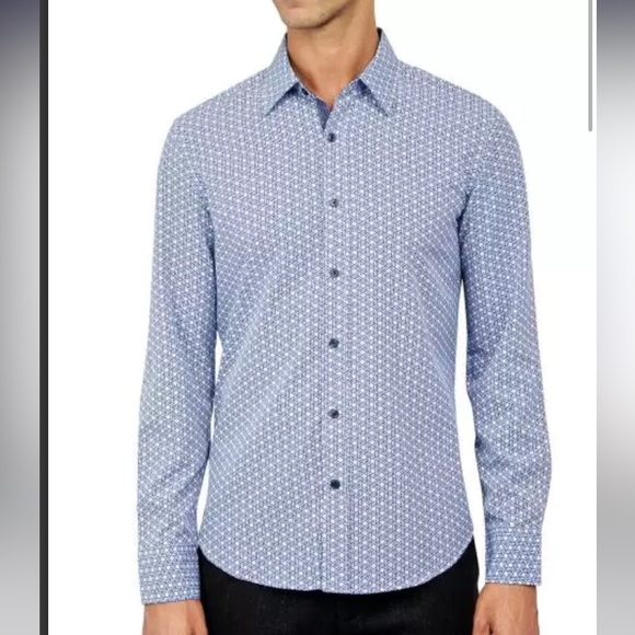 Con.Struct | Shirts | Construct Geo Long Sleeve Performance Shirt | Poshmark